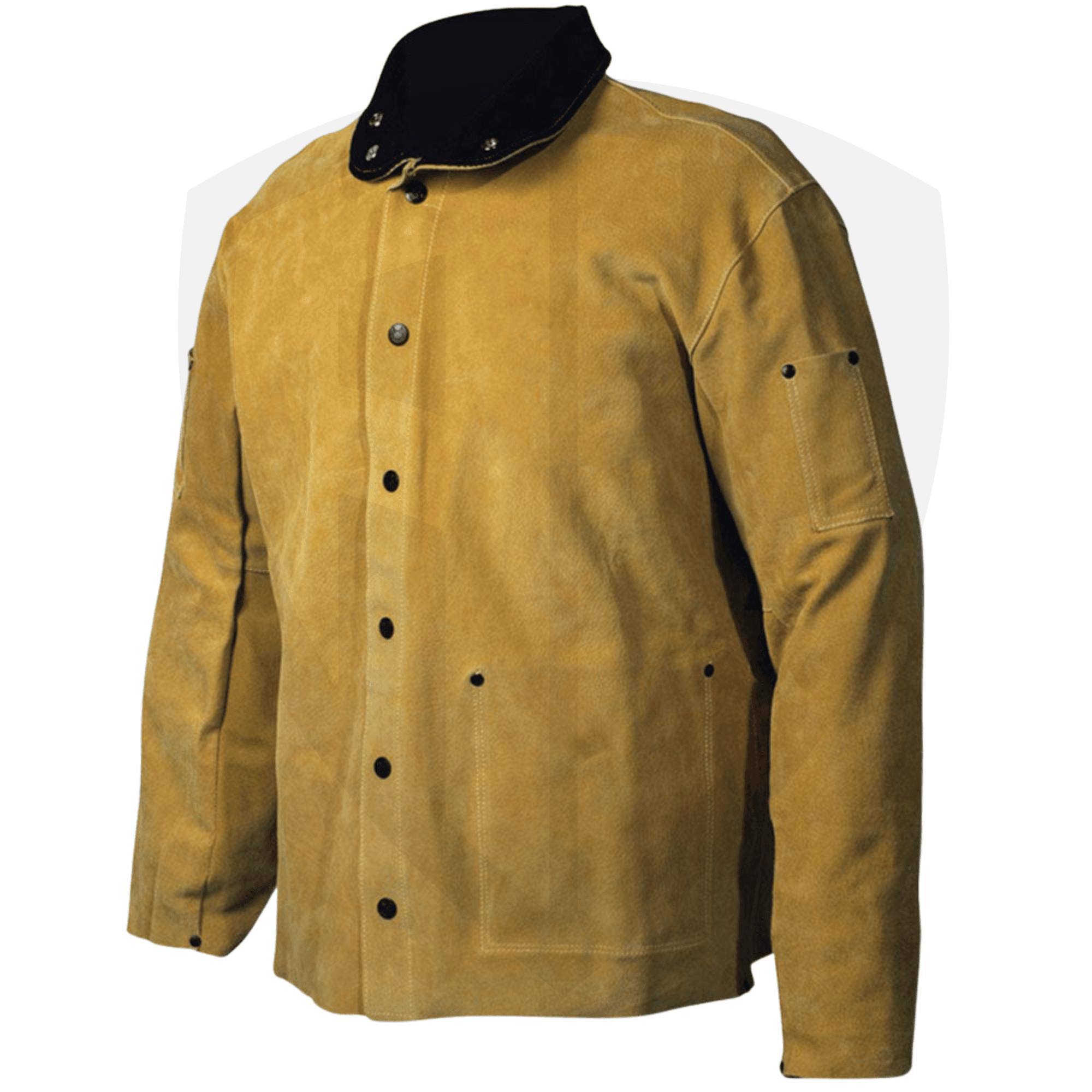 Premium Side-Split Cowhide Leather Welding Jacket with Kevlar Seams ...