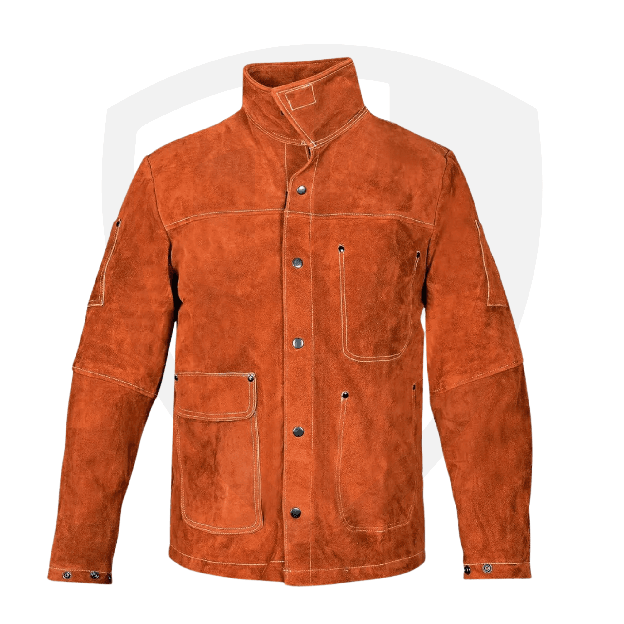 Split Cowhide Welding Jacket – Kevlar Stitching, Reinforced Snaps ...