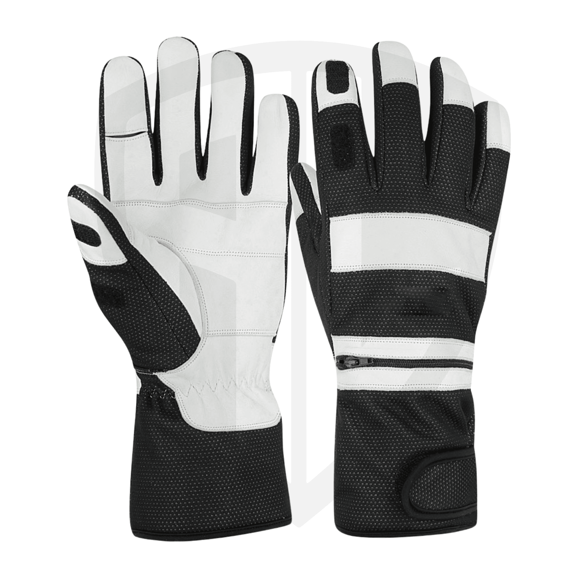 Goatskin Winter Work Gloves with Touchscreen & Heat Pad Pocket - Armor ...